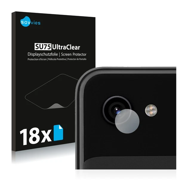 18X PROTECTOR PANTALLA para Google Pixel 3a (SÓLO Cámara) Lamina ...