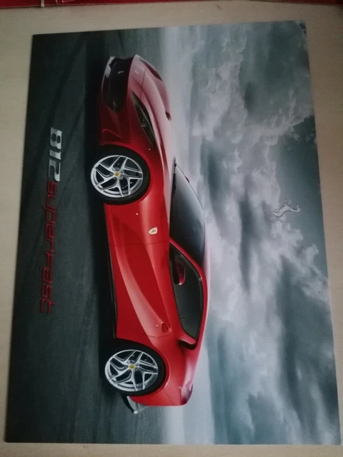 FERRARI 812 SUPERFAST official Ferrari card EUR 20,00 - PicClick IT