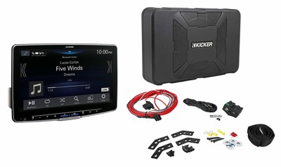 ALPINE ILX-F509 9” Car Monitor Receiver w/Carplay+Android Auto+Powered ...