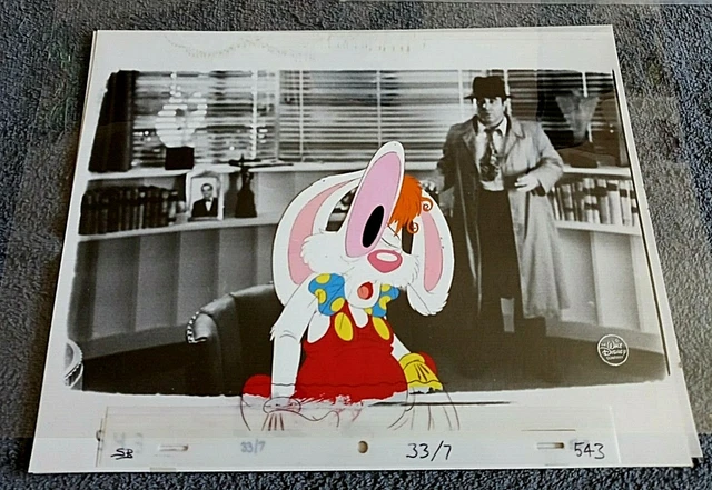 Who Framed Roger Rabbit Original Disney Movie Animation Cel Eddie