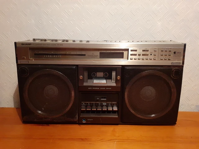SHARP GF-9595 E Vintage Retro Boombox Ghetto Blaster Working Order Made in Japan £229.52 ...