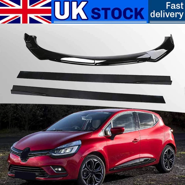 FRONT BUMPER LIP Splitter & Side Skirt Spoiler For Renault Clio MK II ...