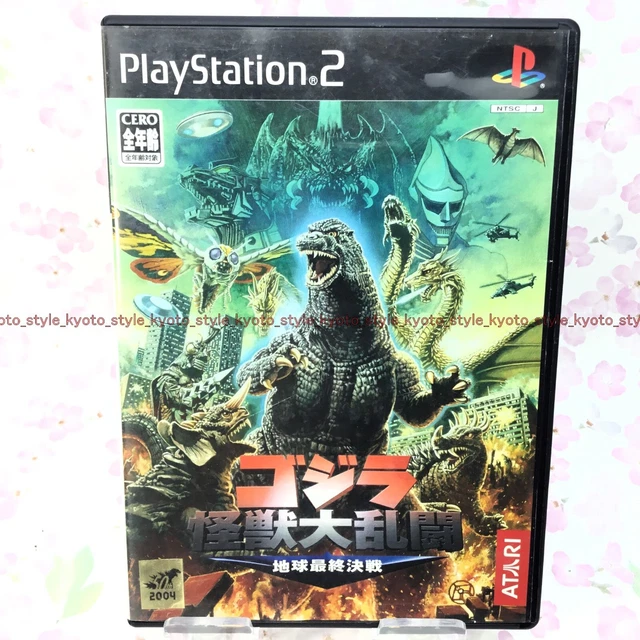 USED PS2 PLAYSTATION2 Godzilla Monster Melee Earth the final battle ...