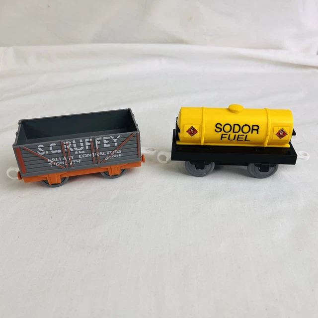THOMAS & FRIENDS Tomy Trackmaster Trains S.C.Ruffy Truck & Sodor Fuel ...