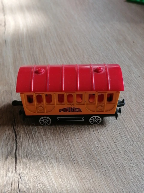 MAJORETTE - CIRQUE Pinder Train Wagon Publicitaire EUR 6,00 - PicClick DE