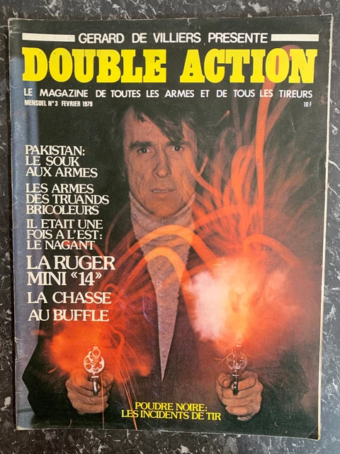 MAGAZINE DOUBLE ACTION n°3 (avec poster) Gerard de Villiers SAS EUR 5 ...
