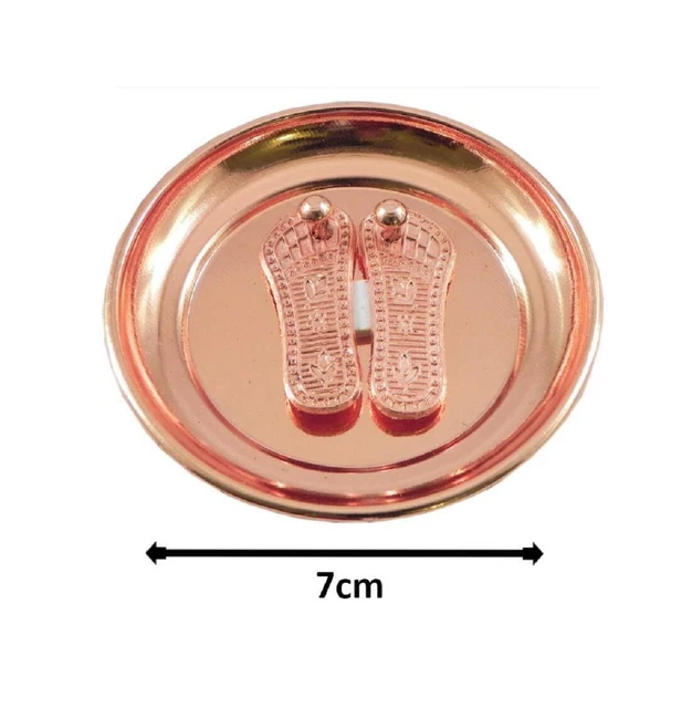 COMBO OF MAA Lakshmi Charan Paduka With Plate & Trishul Damru With ...