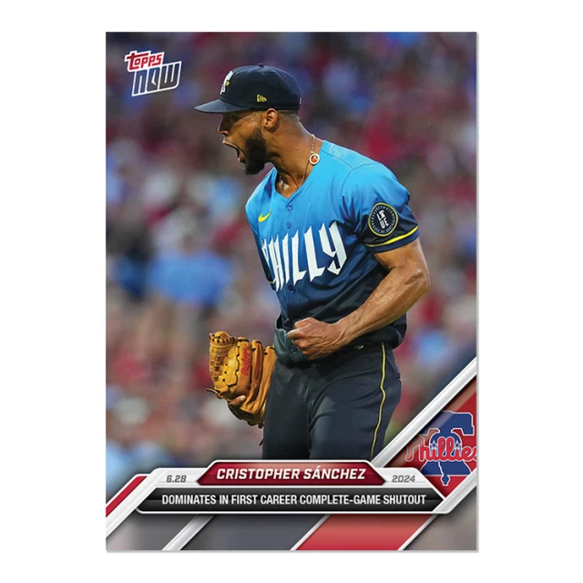 CHRISTOPHER SÁNCHEZ JEU complet fermé 2024 MLB TOPPS NOW carte 356 ...