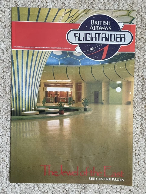 BRITISH AIRWAYS FLIGHT Rider magazine issue No12 Rare 1980’s in good ...