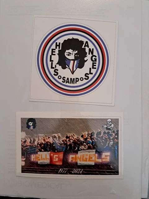 ADESIVO STICKER ULTRAS SAMPDORIA Hell's Angels Ultras Tito UTC SAMP EUR ...