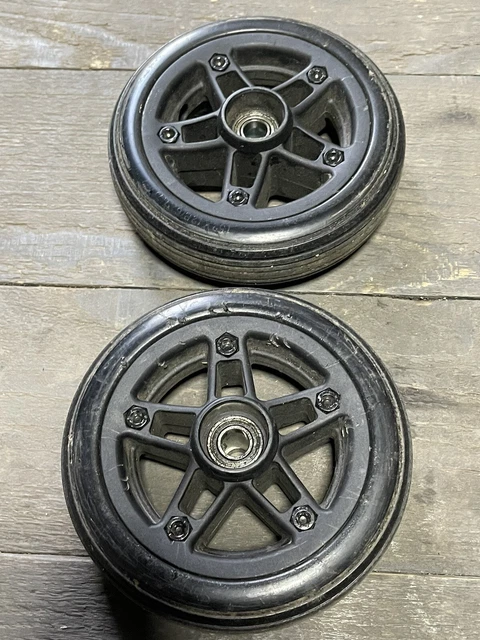 DRIVE AUTO FOLDING Mobility Scooter Front Wheels £45.00 - PicClick UK