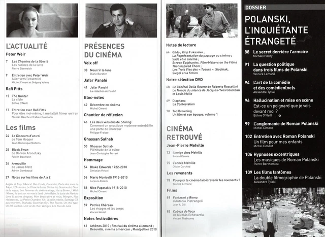 CINÉMA POSITIF N°600 - Les chemins de la liberté Ed Harris Peter Weir ...