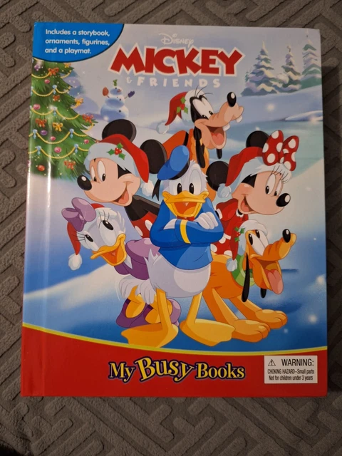 MY BUSY BOOKS - Figures And Playmat - Disney Mickey & Friends Christmas ...
