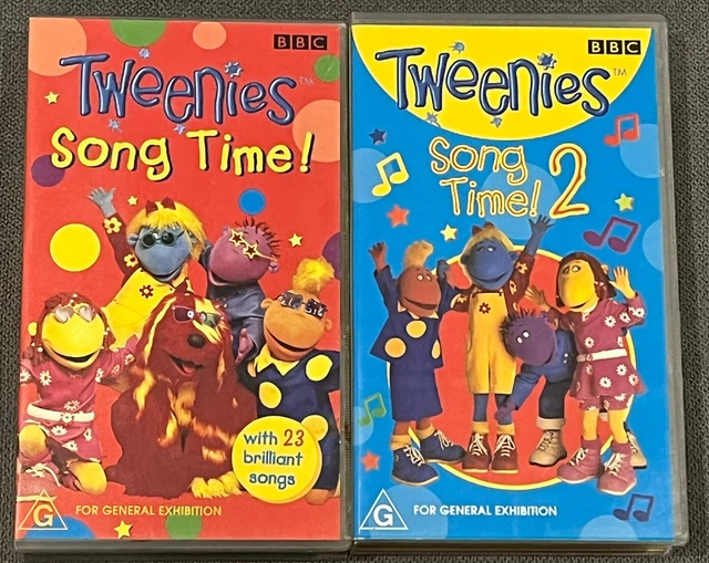 TWEENIES SONG TIME 1 & 2 VHS PAL Video Tapes BBC ABC Kids Rare EUR 16 ...
