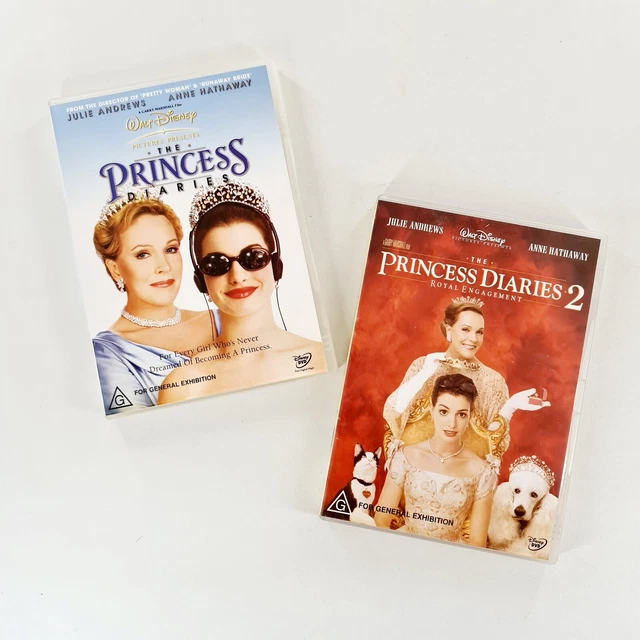 THE PRINCESS DIARIES & The Princess Diaries 2 DVD Lot - Region 4 ...