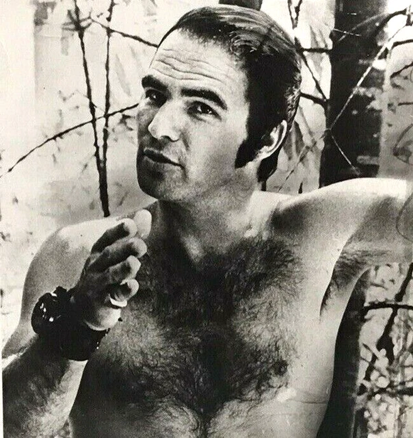 VINTAGE PRESS PHOTO Burt Reynolds Shirtless Handsome Movie Newspaper ...