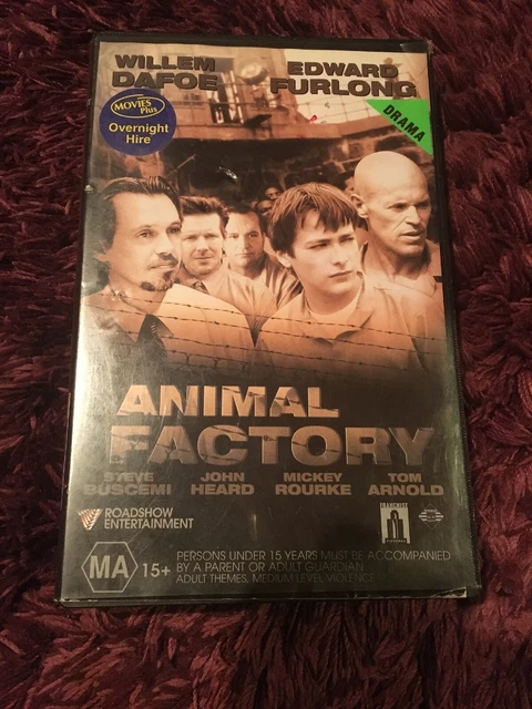 ANIMAL FACTORY - Willem Dafoe, Edward Furlong - Vhs Video Tape $15.00 ...