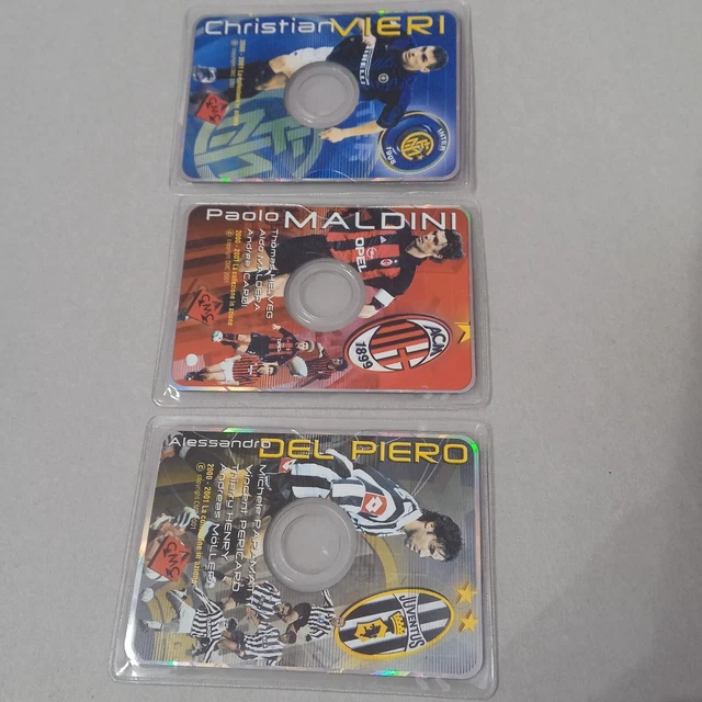 LOTTO LA COLLEZIONE In Azione 2000/2001 Vieri Maldini Del Piero CMC CD ...