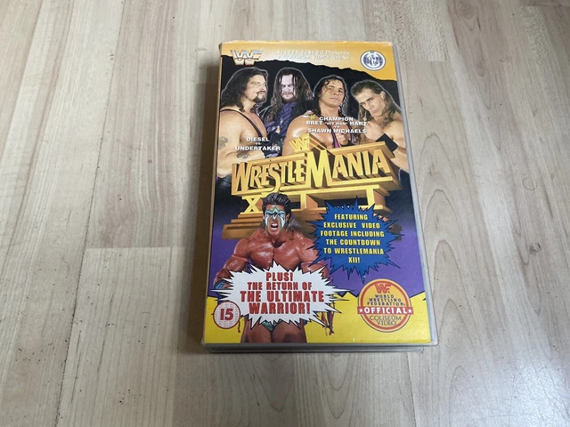WWE / WWF Wrestlemania 12 VHS - Rare (Original 96 Inside Cover) £6.00 - PicClick UK