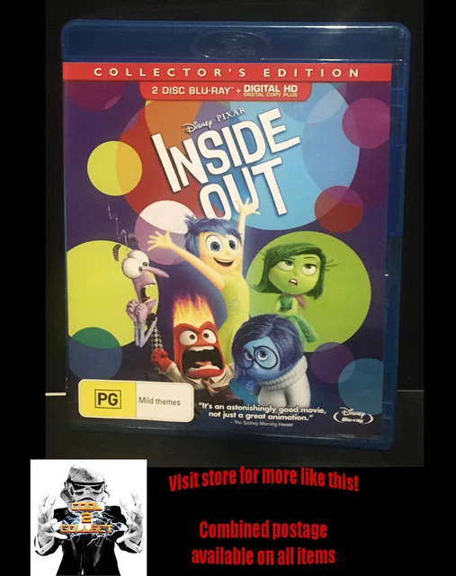 DISNEY PIXAR INSIDE OUT 2 Disc Collectors Edition BLU-RAY £4.92 ...