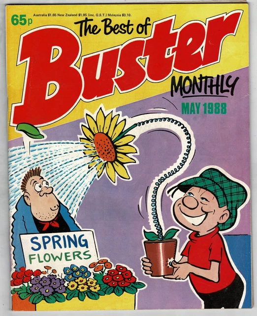 THE BEST OF Buster comic May 1988 Ivor Lott Tony Broke Faceache ...