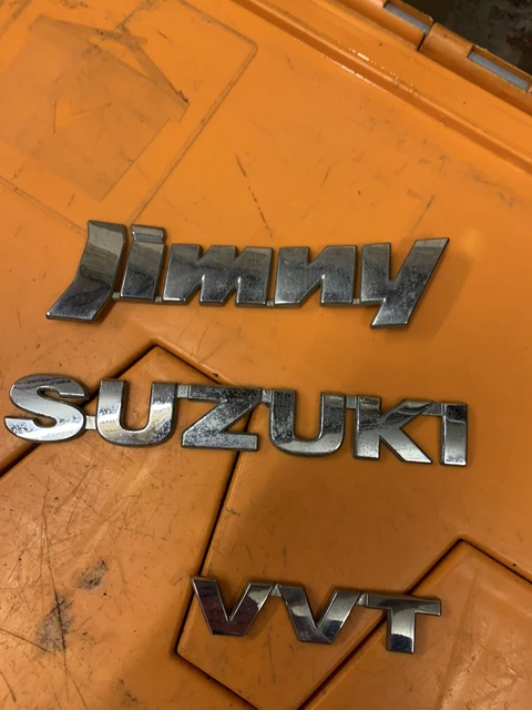 GENUINE SUZUKI JIMNY Mk1 (98-12) Boot Badge Emblem Rear Badges Vvti ...
