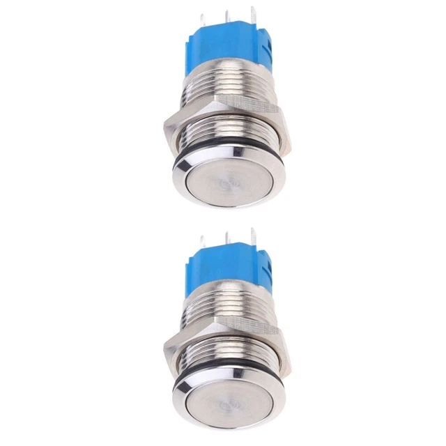 32 MM MOMENTARY Push Button Switch Self-Locking Latching Jog £8.85 - PicClick UK