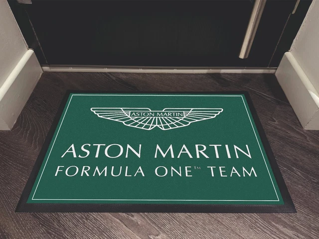 ASTON MARTIN FORMULA One F1 Racing Dealership Floor Door Mat £24.95 ...