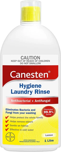 ANTIBACTERIAL AND ANTIFUNGAL Hygiene Laundry Liquid Rinse Lemon ...