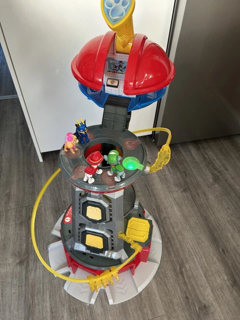 PAW PATROL MIGHTY Pups Lookout Tower with character pups £42.32 ...