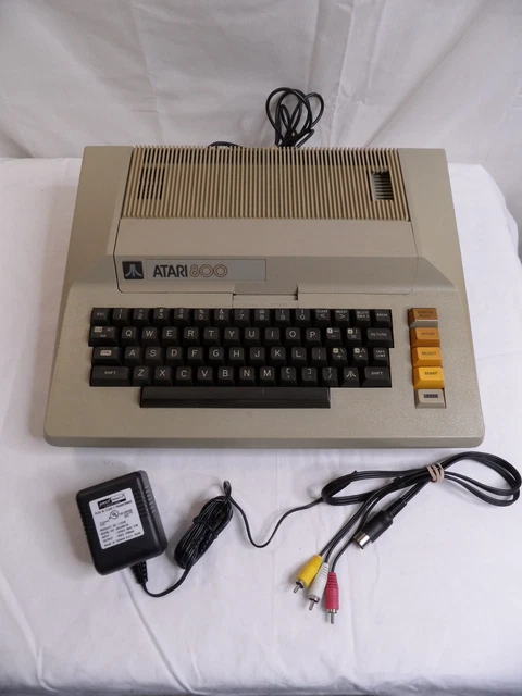 WORKING ATARI 800 Computer System w/ Power Supply, & Composite AV Cable ...