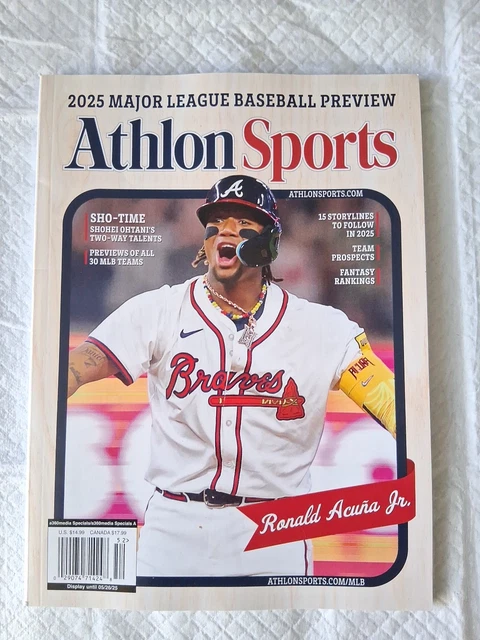ATHLON SPORTS-2025 MAJOR League Baseball Preview-Ronald Acuna Jr-2025-Brand New! £10.84 ...