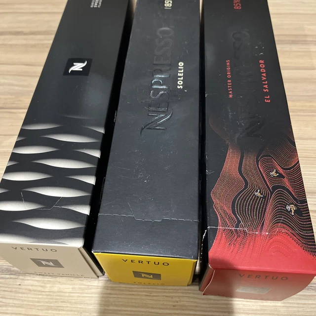 NESPRESSO VERTUO EL Salvador/solelio/sweet Vanilla X 30. Exp 31/01/25 £20.00 - PicClick UK