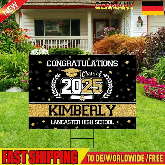 SENIOR CLASS OF 2025 Yard Sign, Graduate 2025 Yard Sign EUR 9,51 ...