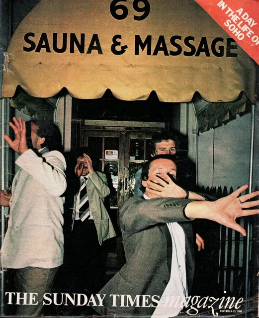 SUNDAY TIMES JUAN Carlos London Soho Emmanuelle Peter Ustinov Flash ...