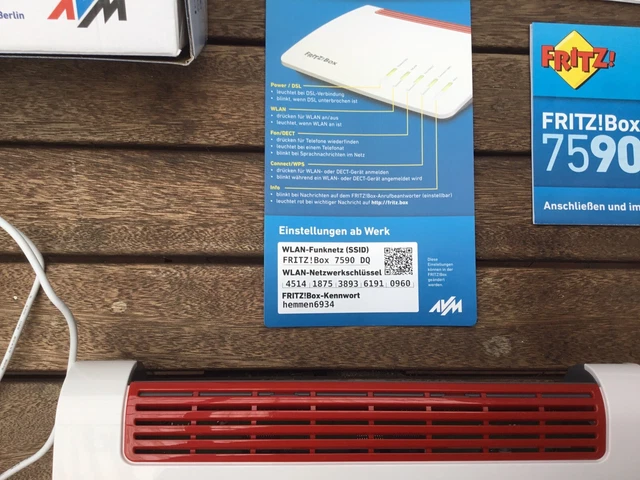 AVM FRITZ!BOX 7590 WLAN Router mit Modem - Weiß (20002784) EUR 101,00 ...