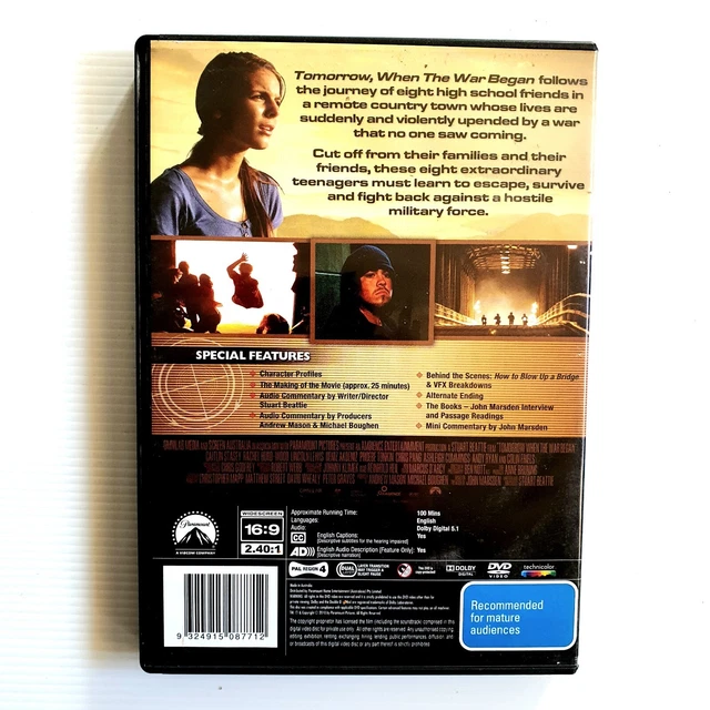 TOMORROW WHEN THE War Began + Red Dawn 2 x DVD Gift Bundle, Apocalypse ...