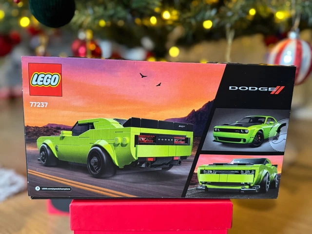 LEGO SPEED CHAMPIONS Dodge Challenger SRT Hellcat Sports Car (77237 ...
