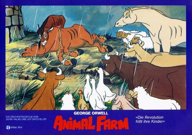 ANIMAL FARM ORIGINAL poster photo by George Orwell Joy Batchelor / John ...