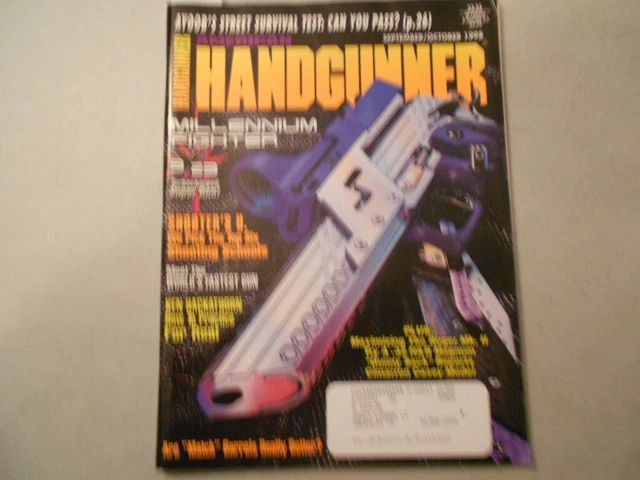 AMERICAN HANDGUNNER MAGAZINE AHG September/October 1998 £11.07 ...