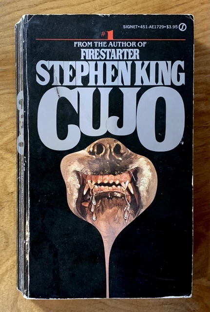CUJO DI STEPHEN King - 1982 vintage horror, prima stampa PB, cover ...
