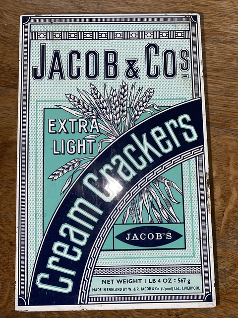 JACOB AND CO Cream Cracker antique vintage tin. EUR 17,54 - PicClick IT