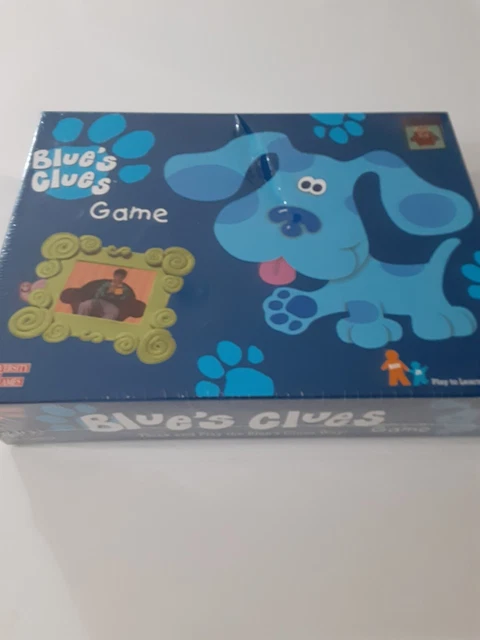 BLUES CLUES BOARD Game~ 1998 Nick Jr University Games ~New Sealed in ...