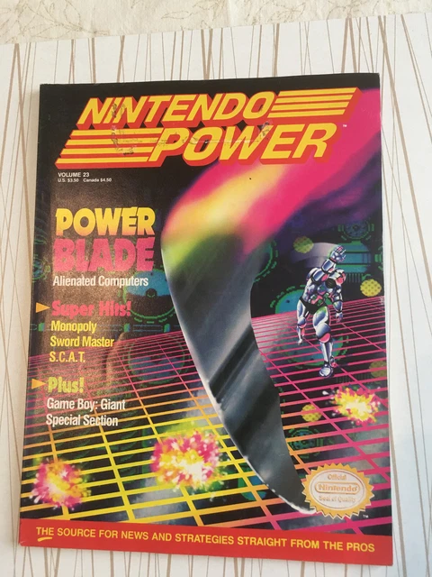 NINTENDO POWER MAGAZINE issue 23 with Sim City poster snes nes £28.00 ...
