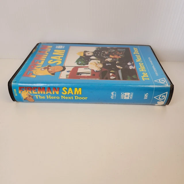 FIREMAN SAM THE Hero Next Door VHS ABC Video Rated G $39.95 - PicClick AU