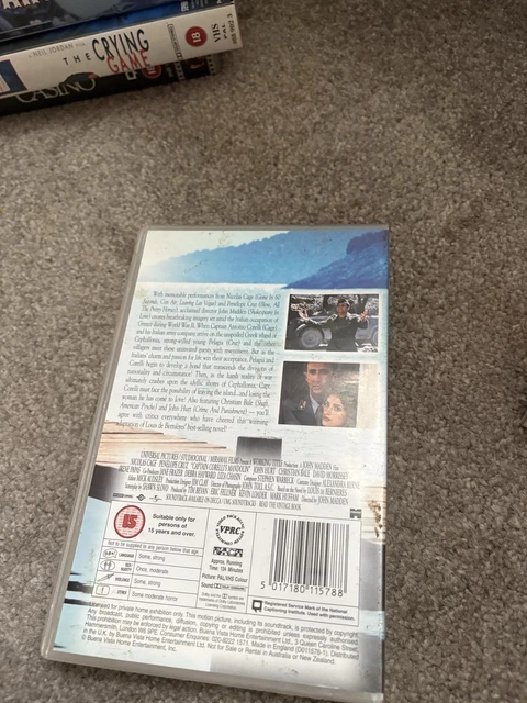 CAPTAIN CORELLI'S MANDOLIN VHS £1.17 - PicClick UK