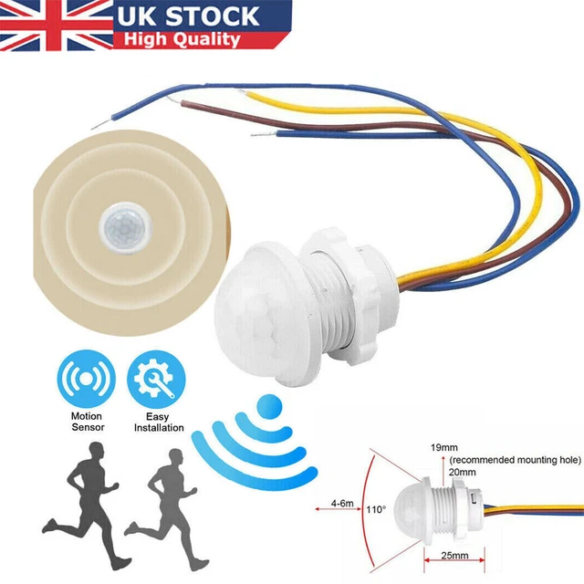 360 DEGREE RECESSED PIR Ceiling Occupancy Motion Sensor Detector Light ... 360 DEGREE RECESSED PIR Ceiling Occupancy Motion Sensor Detector Light ...