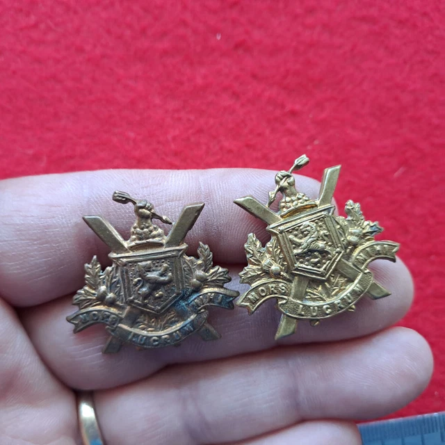 WW1 4TH SOUTH African Infantry Regiment Collar Badges Transvaal ...