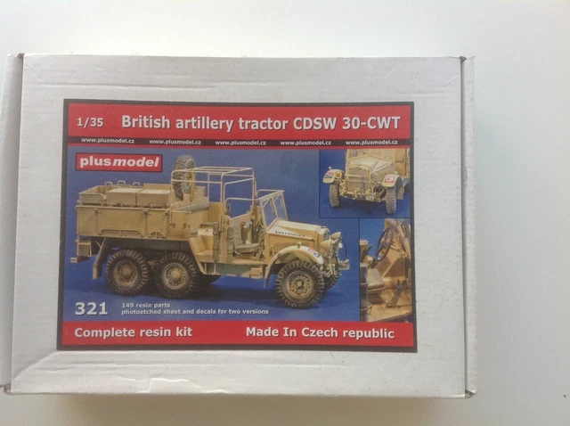 PLUSMODELS MORRIS COMMERCIAL CDSW Bofors Tractor resin and etch kit £45 ...