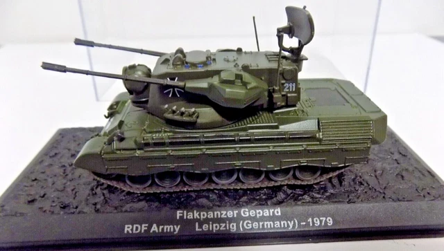 FLAKPANZER GEPARD RDF ARMY LEIPZIG GERMANY 1979 Model 1.72 £19.99 ...